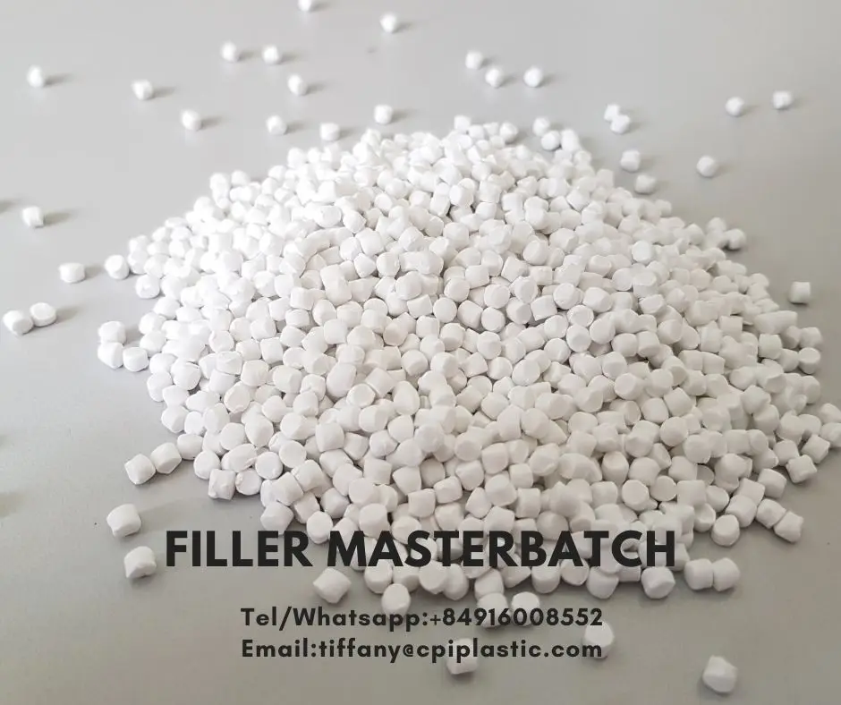 Universal White Color Masterbatch Plastic Tio2 White Plastic Masterbatch PP PE PVC Blowing ...