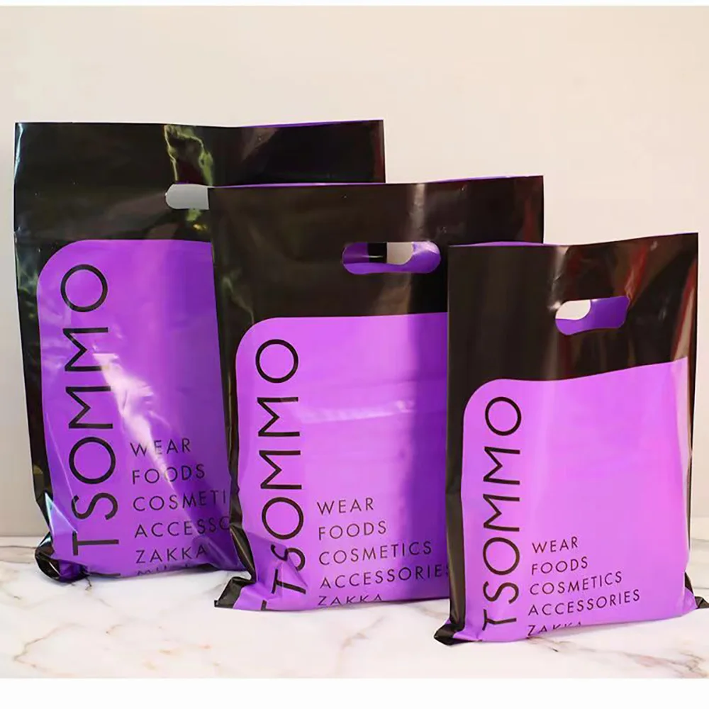 Hot Sales Hdpe Plastic Shopping Bag Clear Custom Plastic Bags With ...