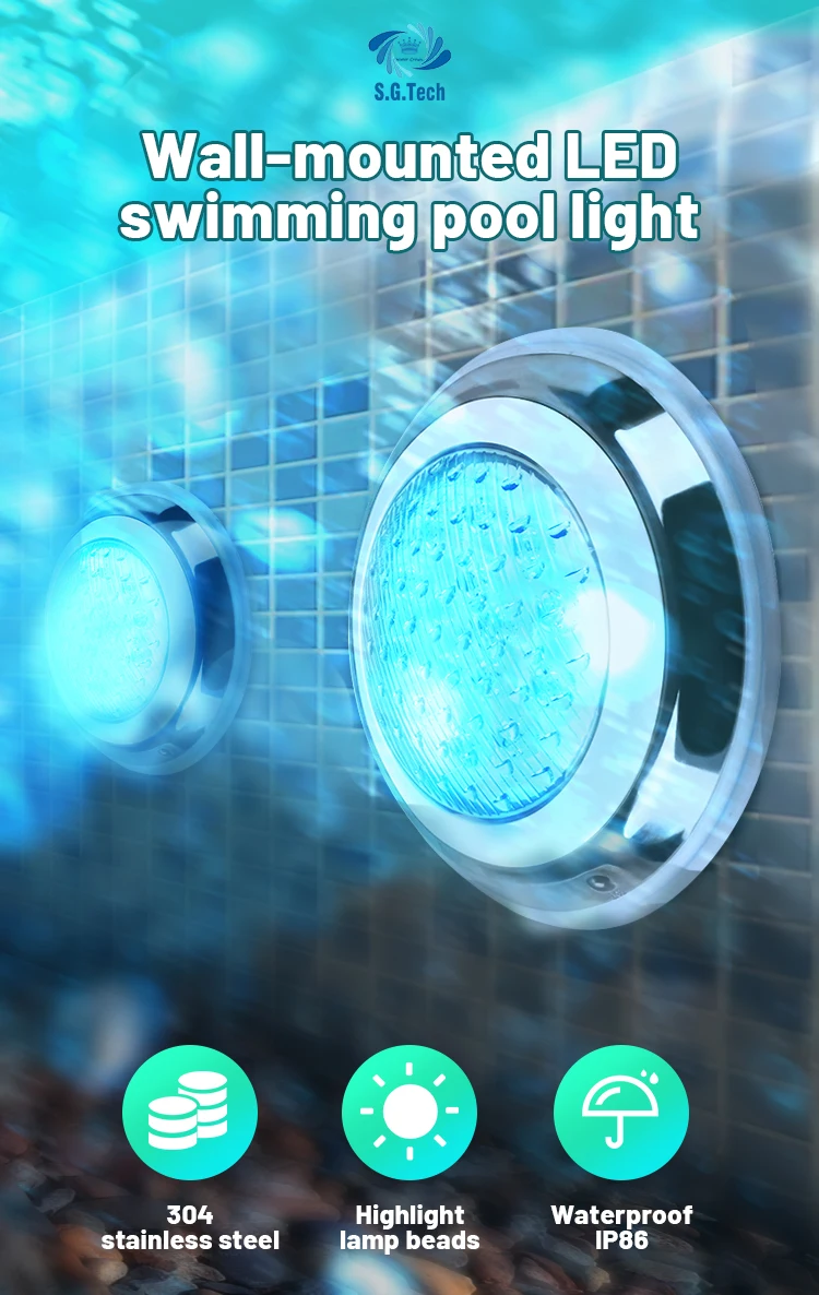 High Quality Swimming Pool Underwater Water Proof Thickened Glass Body ...