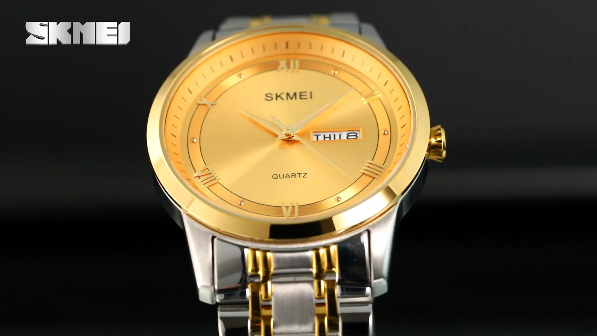 Skmei Gold Watch Luxury Private Label Mens Quartz Wrist Watches For Men ...