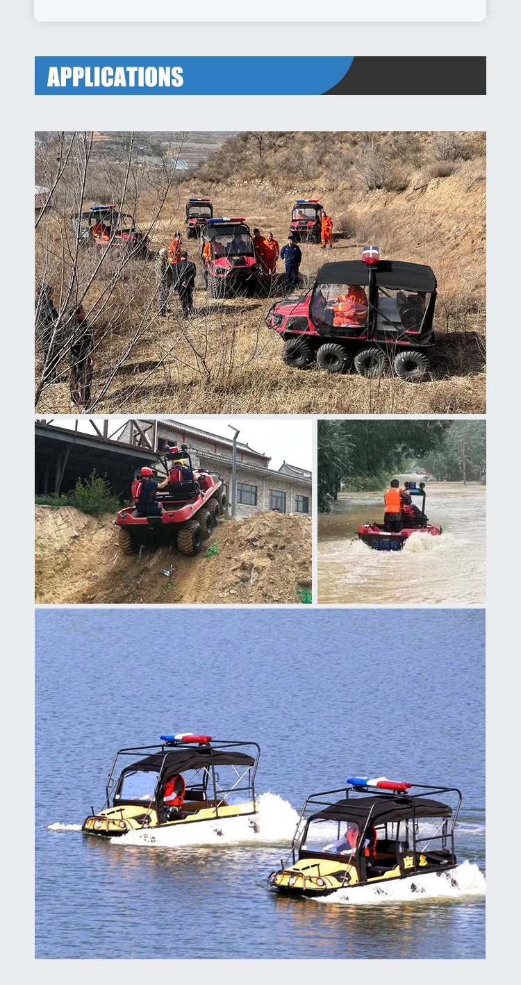 Argo 8x8 Amphibious Vehicle - All Terrain & Water Capabilities
