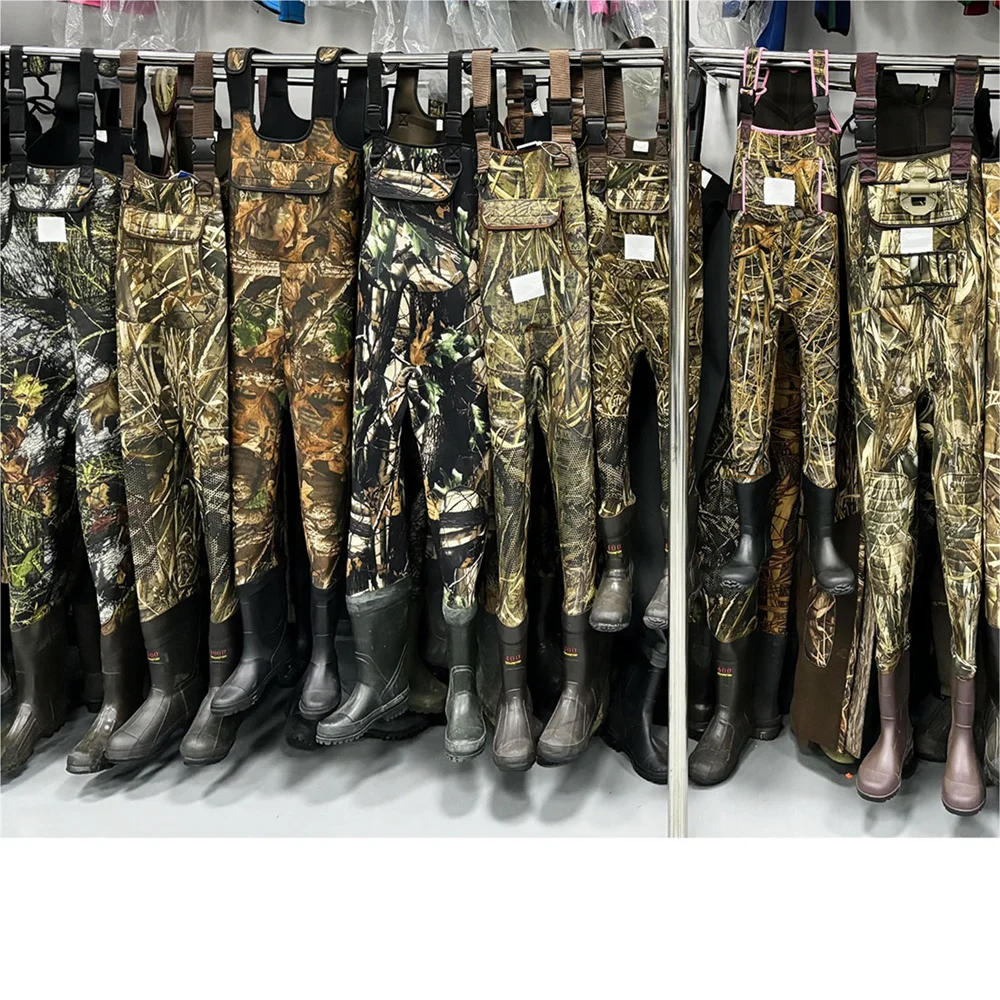 Reed Camouflage Kids Waders Waterproof Insulated 5mm Neoprene Fishing ...