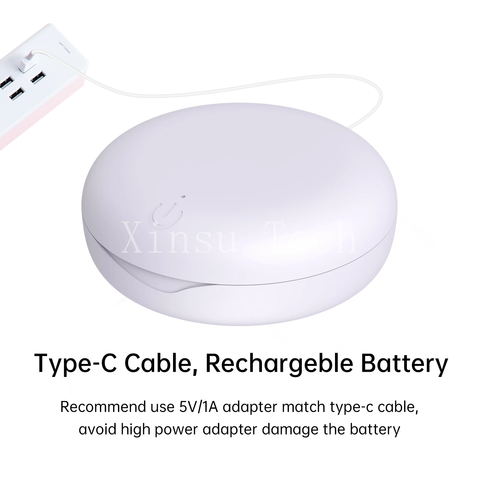Orthodontic Retainer Case with UVC Brace Sterilizer Box