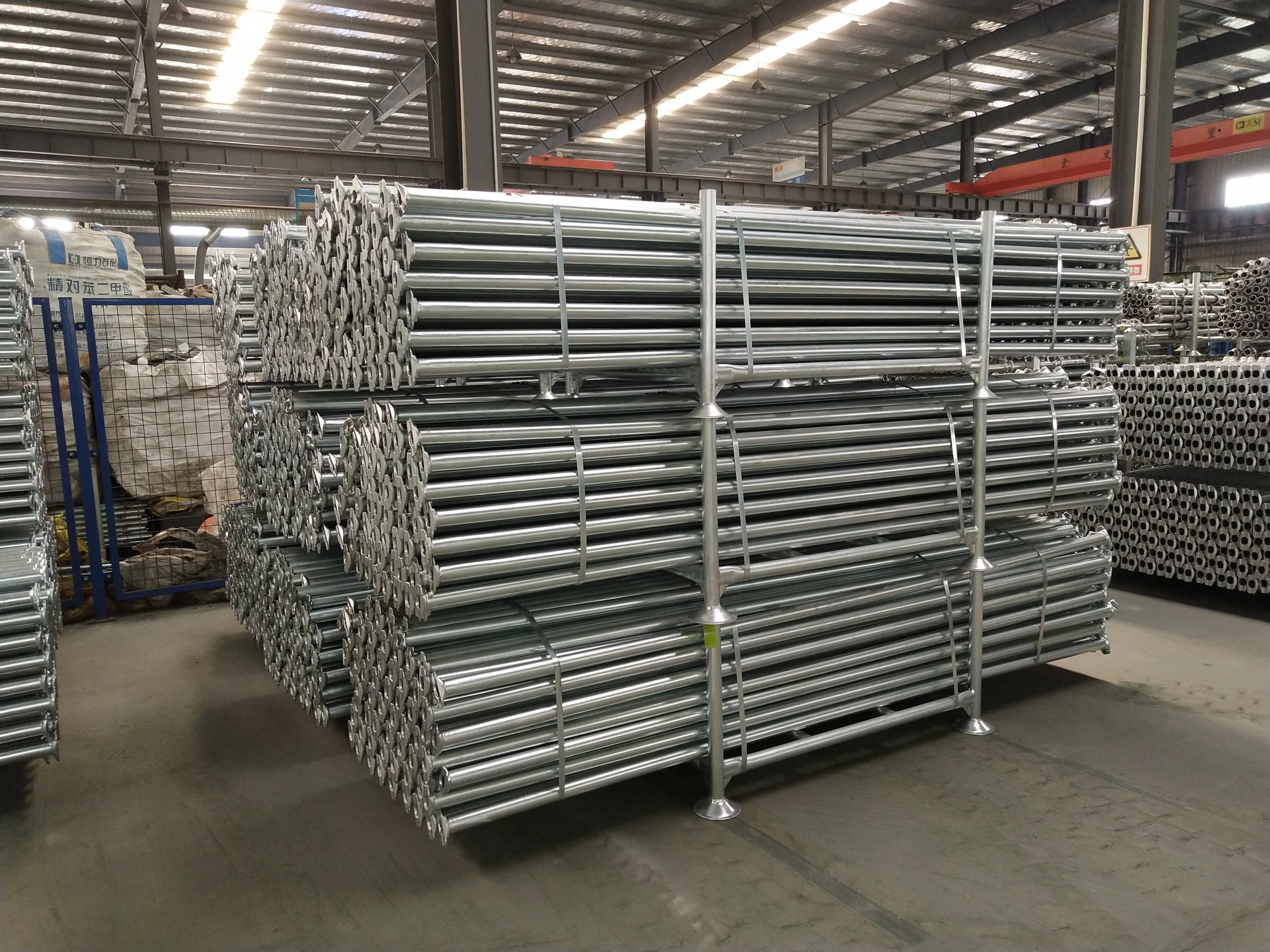 Scaffold Cuplock Galvanized Horizontals Ledger - Durable & Versatile