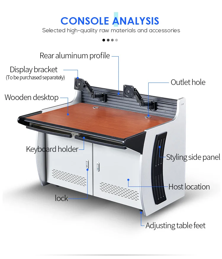 C-tapy Central Control Room Console Triple - Buy Control Room Table ...