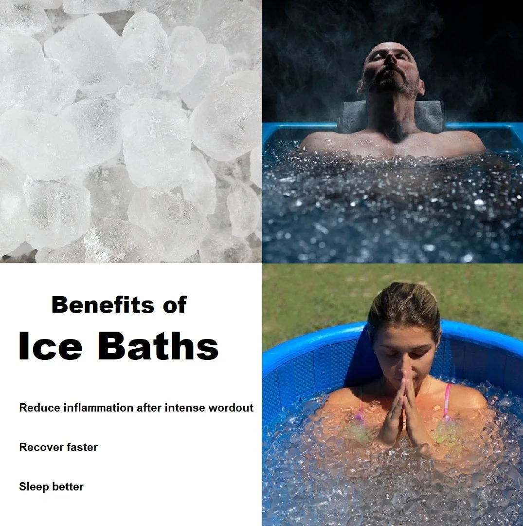 Portable Ice Bath Sauna Ice Barrel Cold Plunge Tub With Chiller and ...