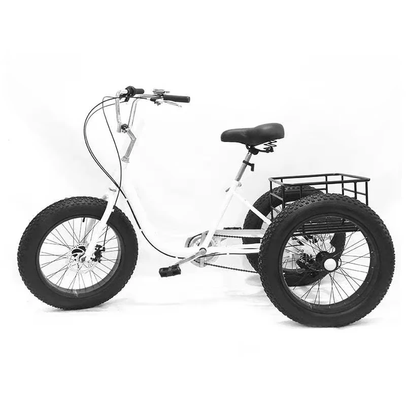 Stable & Durable Three Wheel Bike for Elderly - Trike 20inch Fat Tire