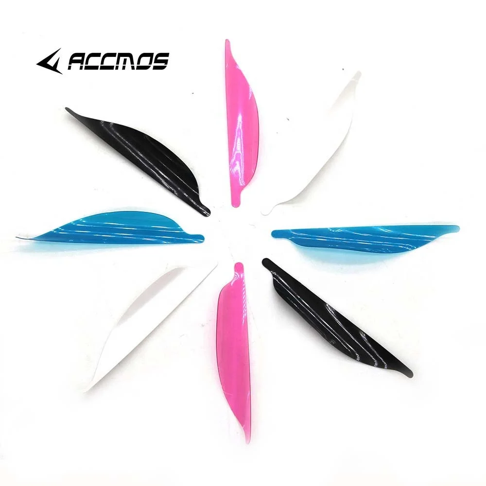 1.56" 1.75" 2 Inch Vane Archery Shooting Hunting Fusiform Shape Arrow ...