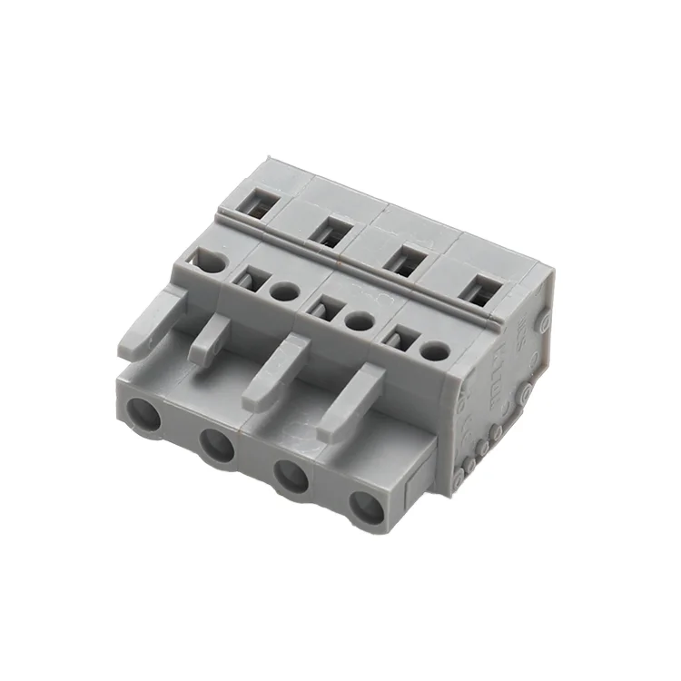 Kton Brand Grey Color Terminal Blocks Spring Pluggable Male Female ...