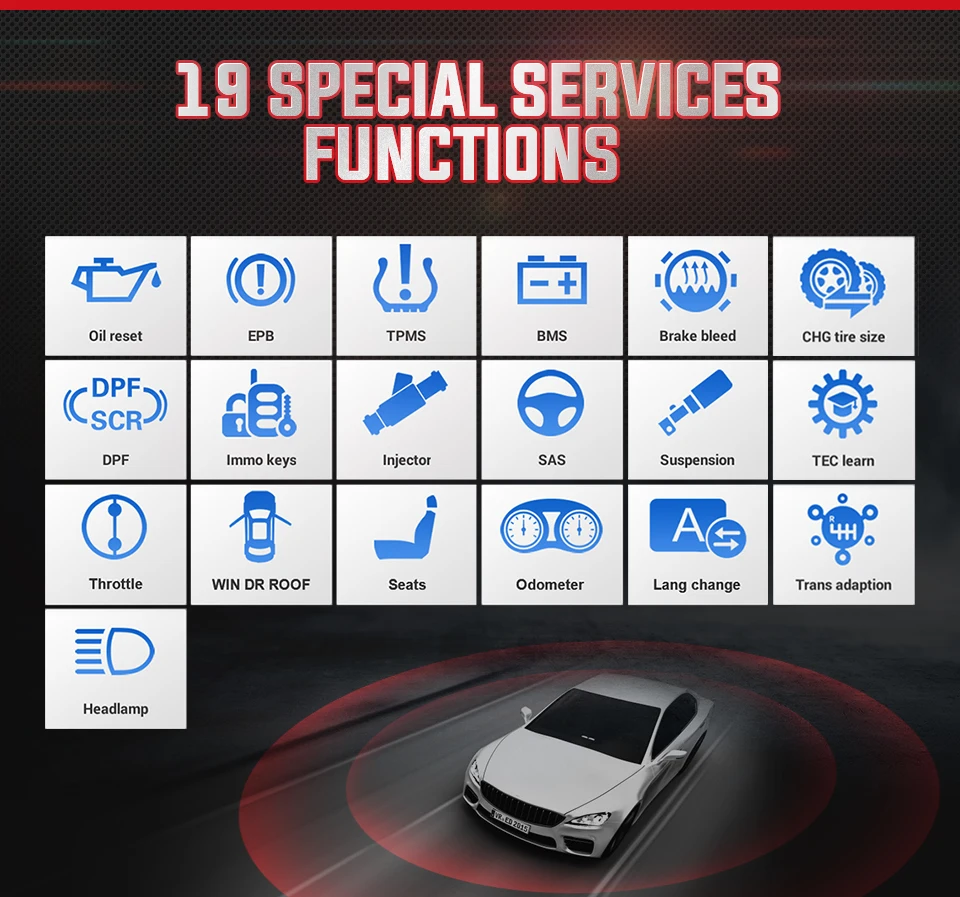 Professional Autel Maxicom Mk808 Mk 808 All System And Service ...