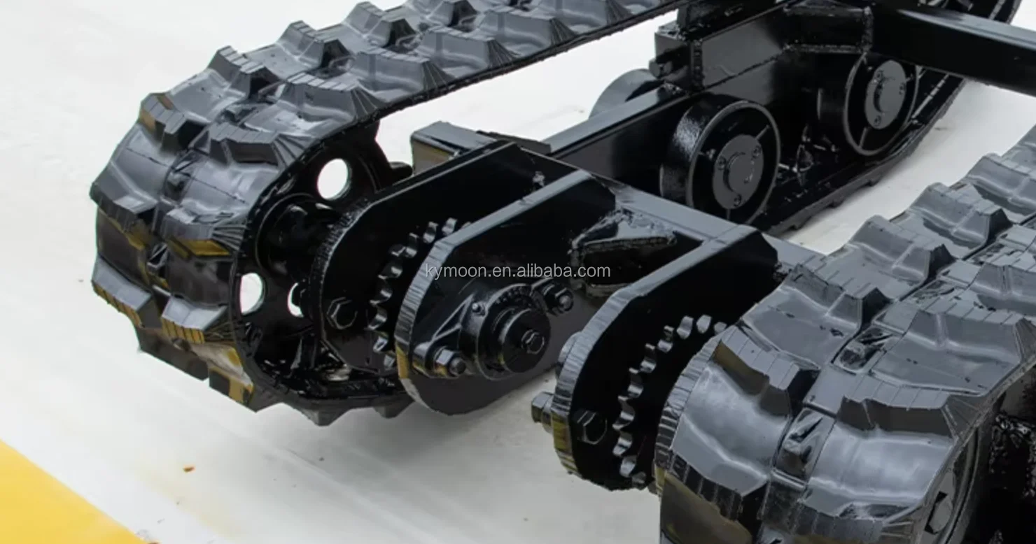 All Terrain Rubber Tracked Electric Track Vehicle