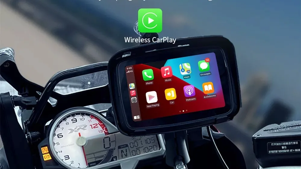 Hot Sale 5 Inch Waterproof Motorcycle Navigator External Touch Screen ...