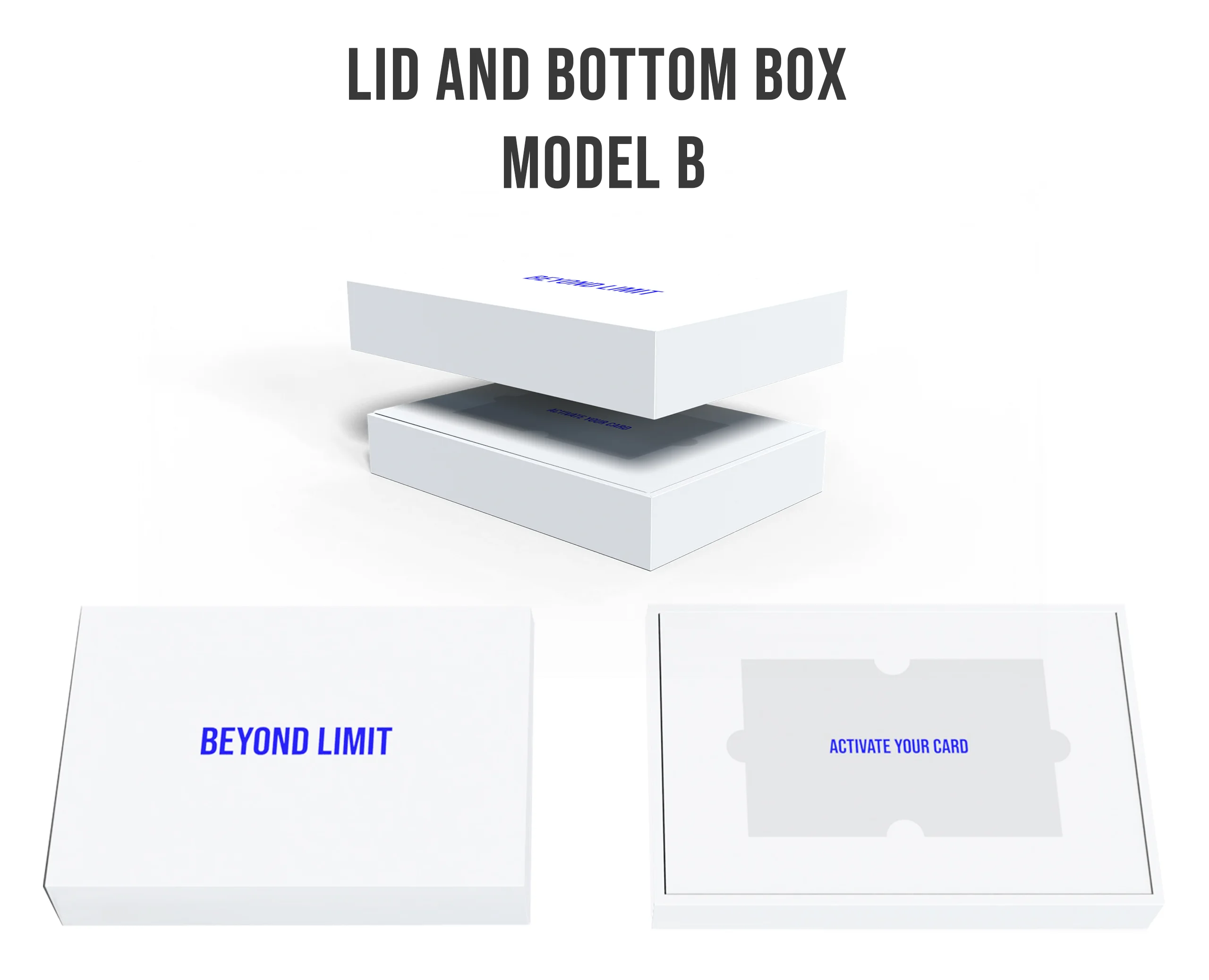 Custom Logo Luxury Gift Vip Credit Card Packaging Box