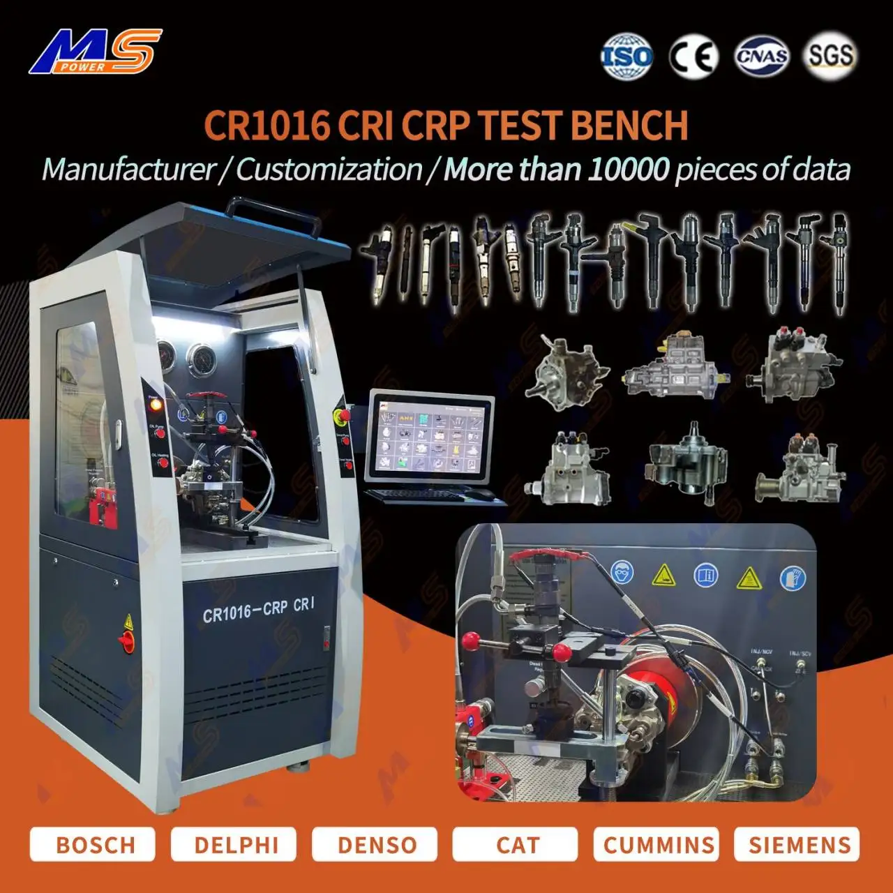 CR 1016 CAI/CAR Test Bench - Reliable Common Rail Solutions