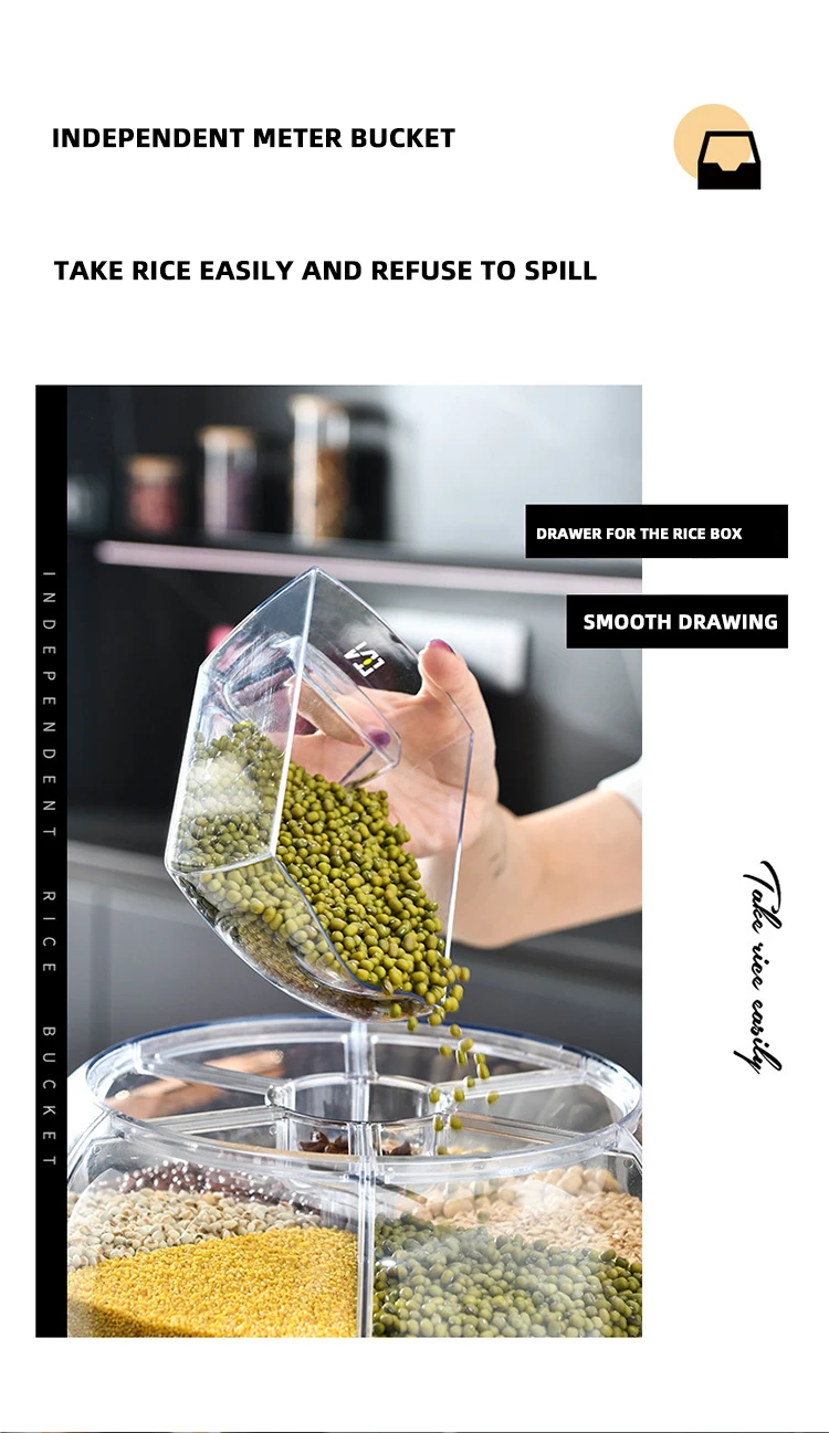 Food Grain Storage Container - Large Capacity & Freshness