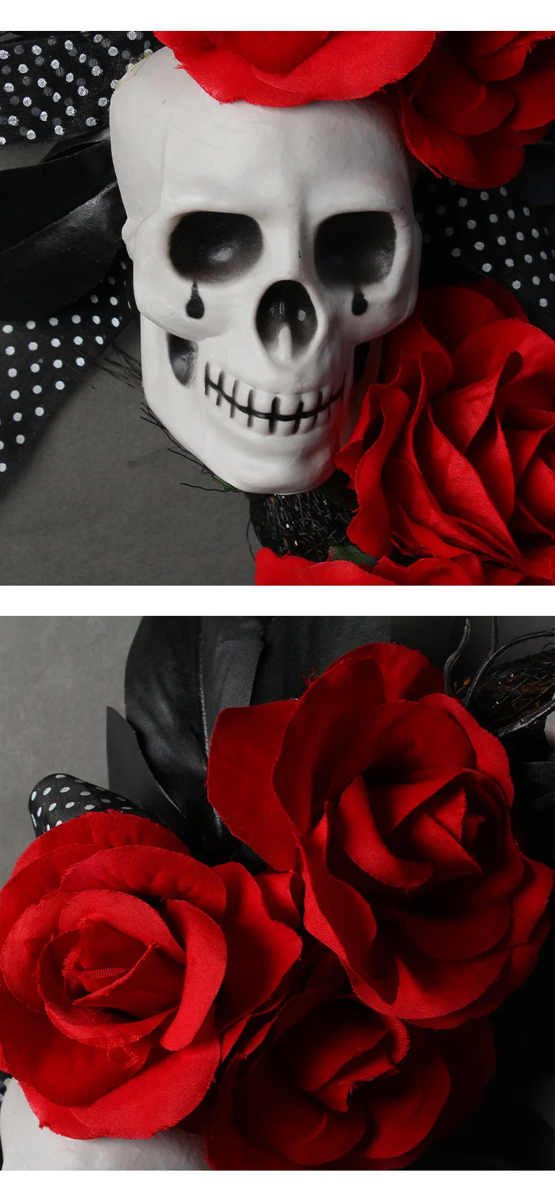 Halloween Skeleton Rose Ghost Hand Garland Ghost Festival Party Venue ...