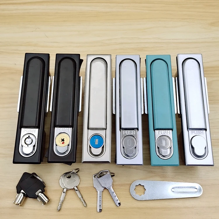 Ms818 Electrical Cabinet Push Button Swing Handle Lock Zinc Alloy Panel ...
