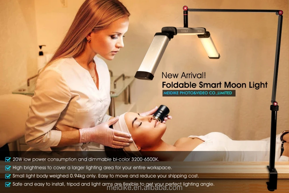 Portable Led Nail Table Light Half Moon Lamp 20w - Buy Light For Nails ...