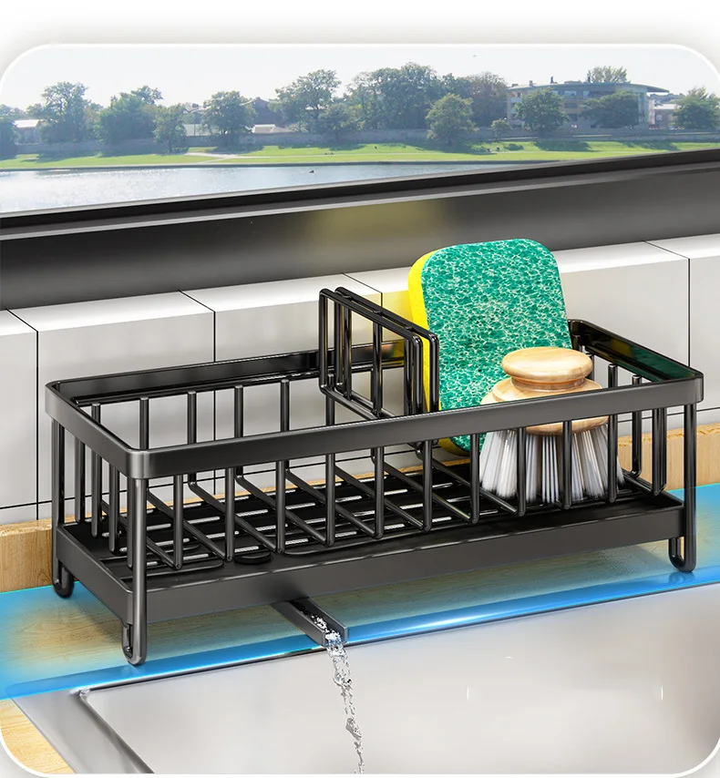 Multifunction Sponge Rack Kitchen Towel Rack for Kitchen Sink| Alibaba.com