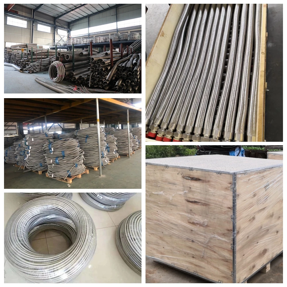 Sus304 316 316l Stainless Steel Dn40 Flexible Metal Hose - Buy Flexible ...