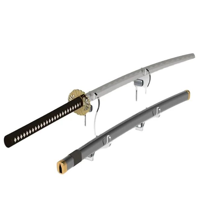 Clear Acrylic Sword Brackets - Minimalist Display Holders