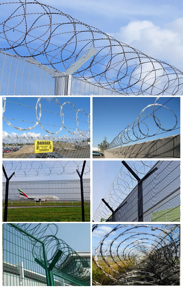 Razor Barbed Wire Coil in Bangladesh Iron Wire Material Best Price ...