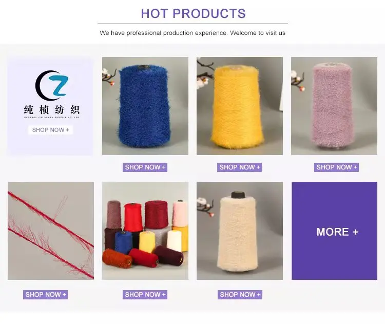 Factory Direct Sale 100% Nylon Mink Feather Eyelash Yarn Mink-like Yarn ...