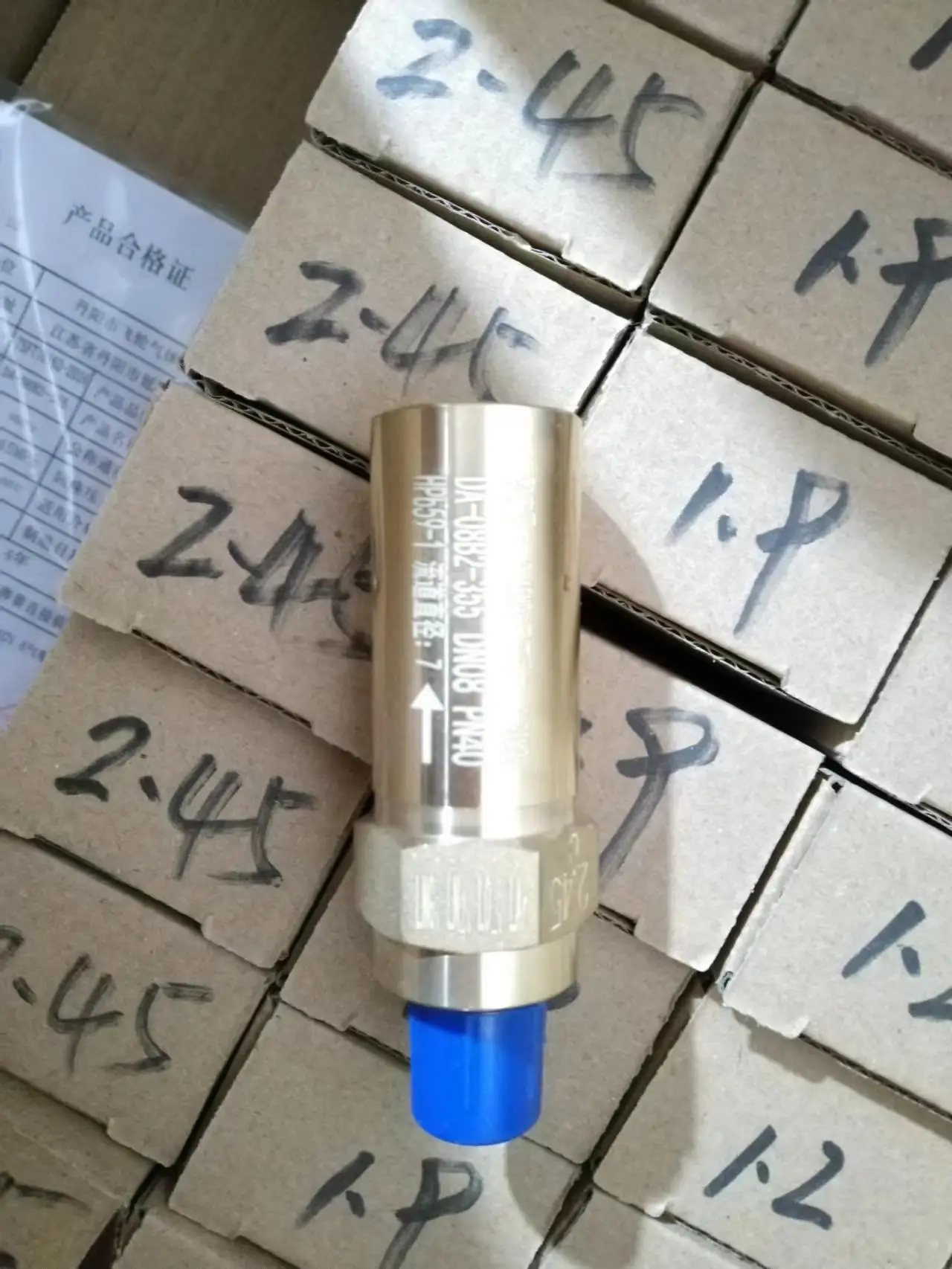 DA-08B2-350 Dewar Tank Safety Valve for Gas Relief - Seal Fast