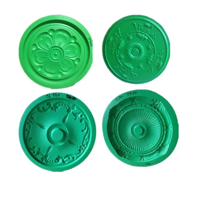 Gypsum Ceiling Decorative Fiberglass Lamp Mold Making Silicone Mold for ...