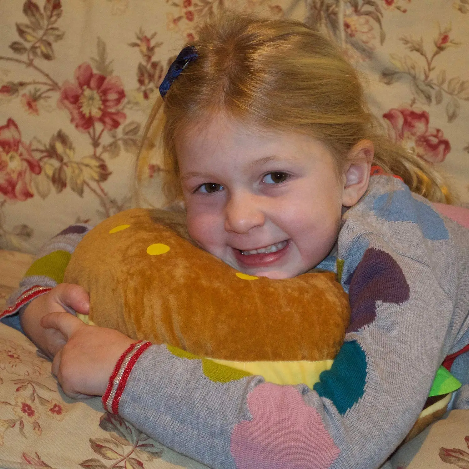 Custom Cheeseburger Pillow - Fluffy Stuffed Hamburger