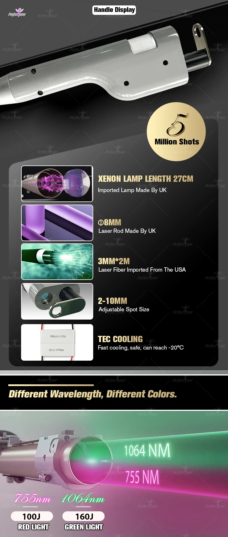 Factory Oem Long Pulse Gentle Alex Nd Yag Alexander Laser Beauty ...