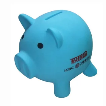 Mini Plastic Pig Shaped Coin Bank Clear Money Saving Box - Buy Plastic ...
