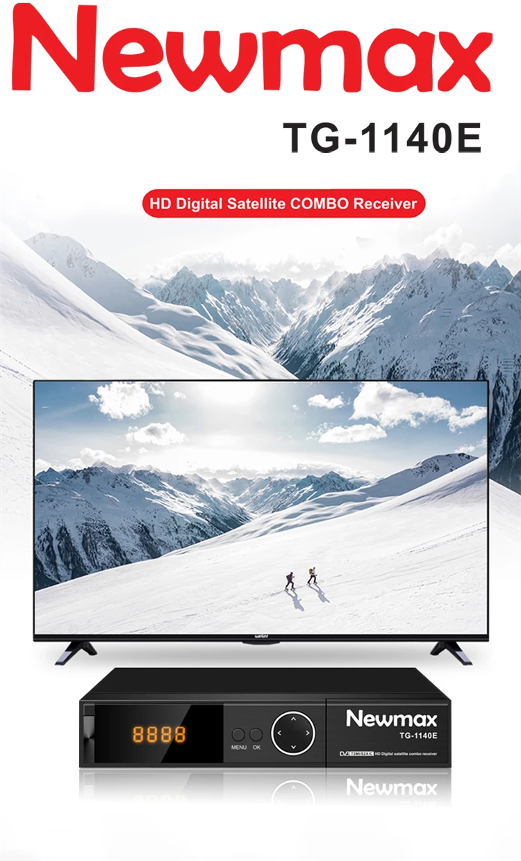 Newmax TG-1140E - Full HD 1080P Decoder T2 S2 Set Top Box