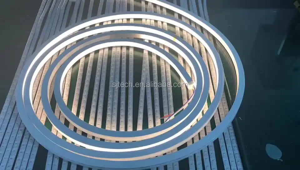 20x14mm Milky LED Strip Housing Flexible Silicone LED Profile