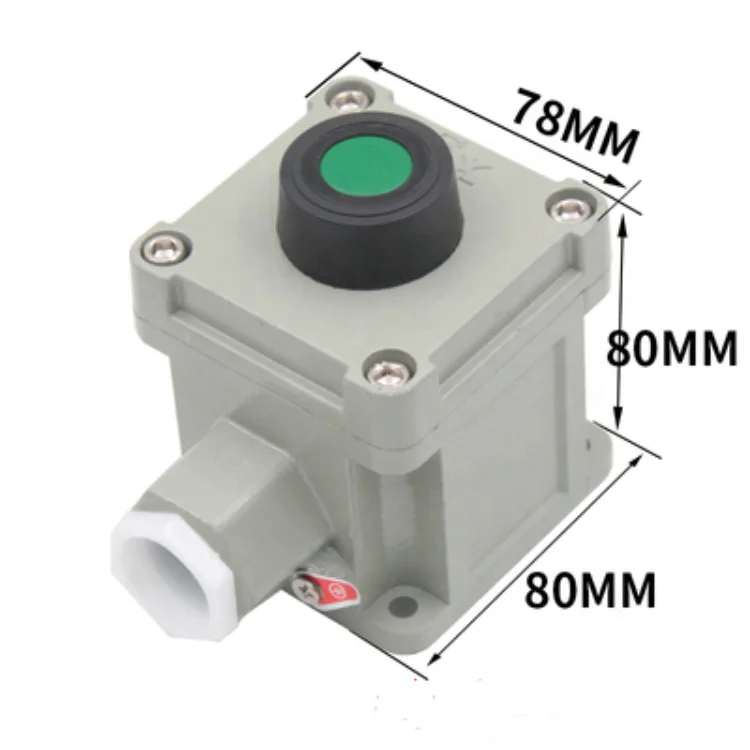 Explosion Proof Control Push Button Switch With Indicator Lamp Control Box - Buy Explosion Proof ...