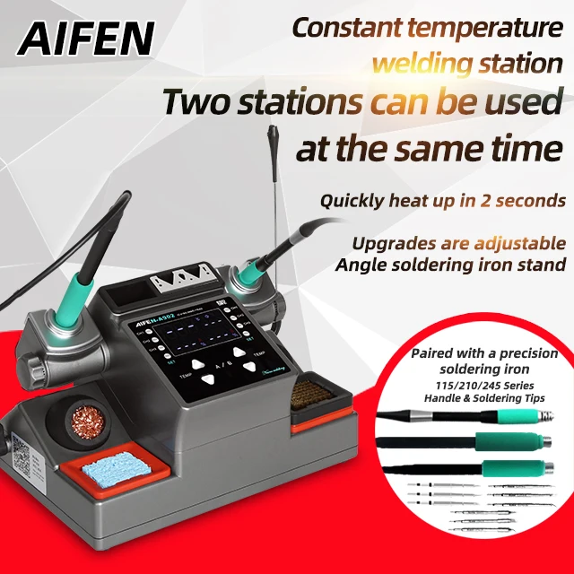 Aifen A902 Dual Soldering Iron Soldering Station Mobile Phone ...