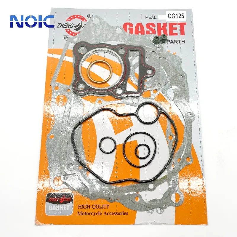 NOIC Motorcycle Engine Top Half Gaskets Set CG125 Complete Kit