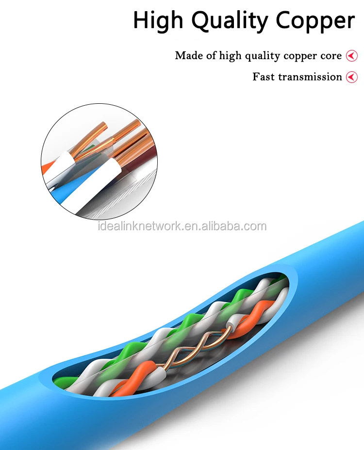High Quality 24awg Bare Copper Cat6 Utp Ethernet Cable 250mhz Cat6 ...