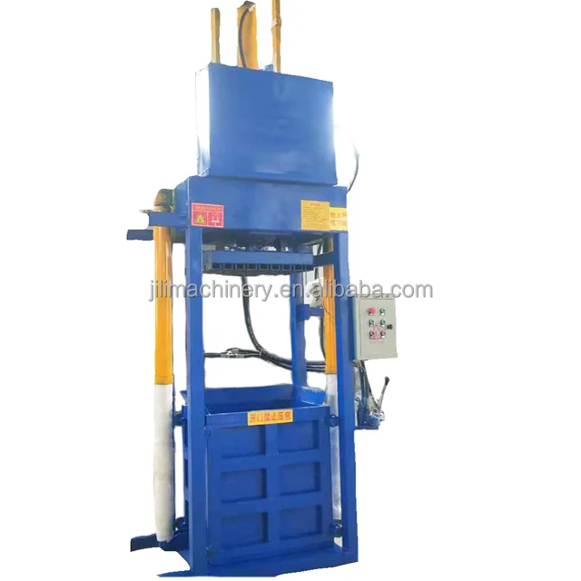 Vertical Hydraulic Used Cloth Clothes Baling Press Machine And Textile ...