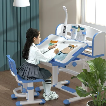 Adjustable Table Top Angle Children Study Table Posture Correction ...