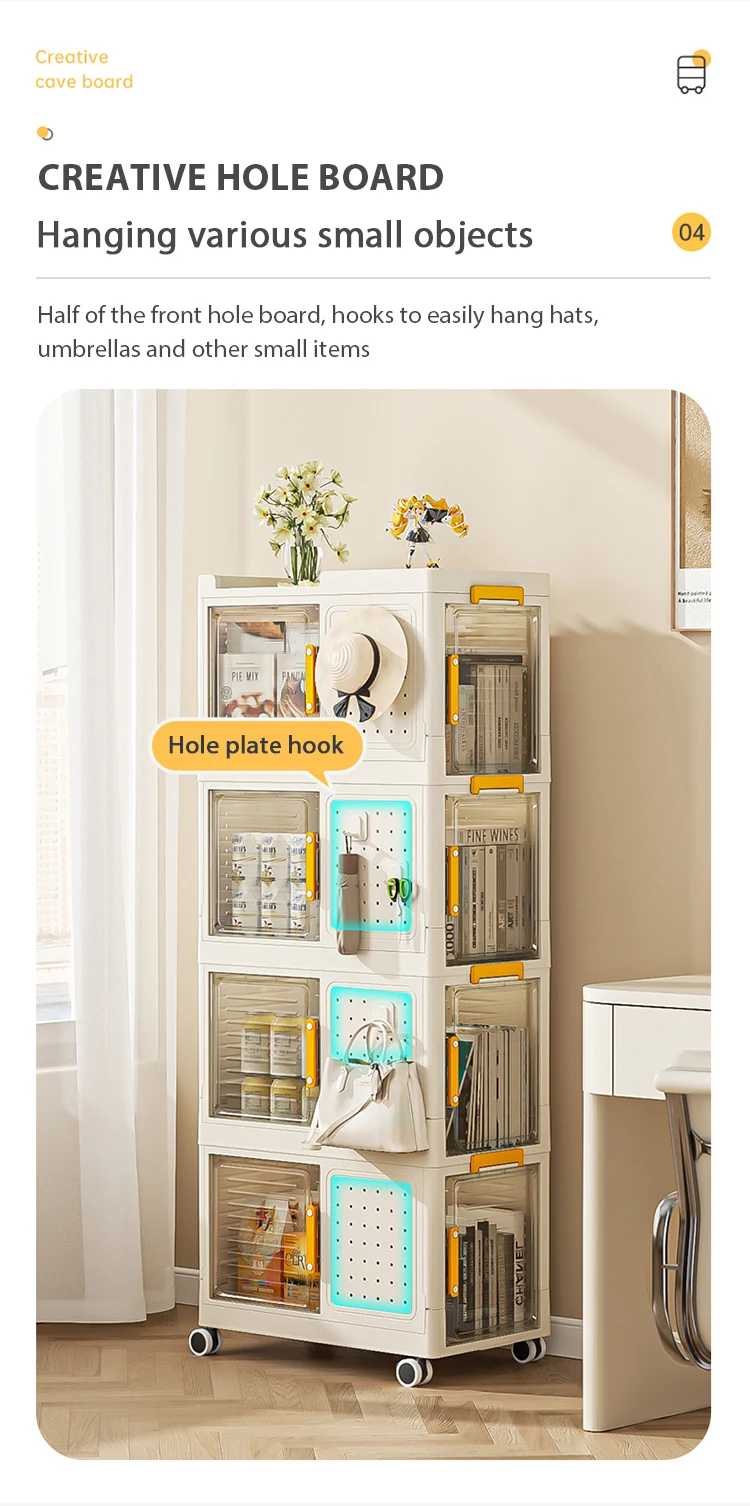 Book Storage Box Foldable Transparent Home Storage Box For Books - Buy ...