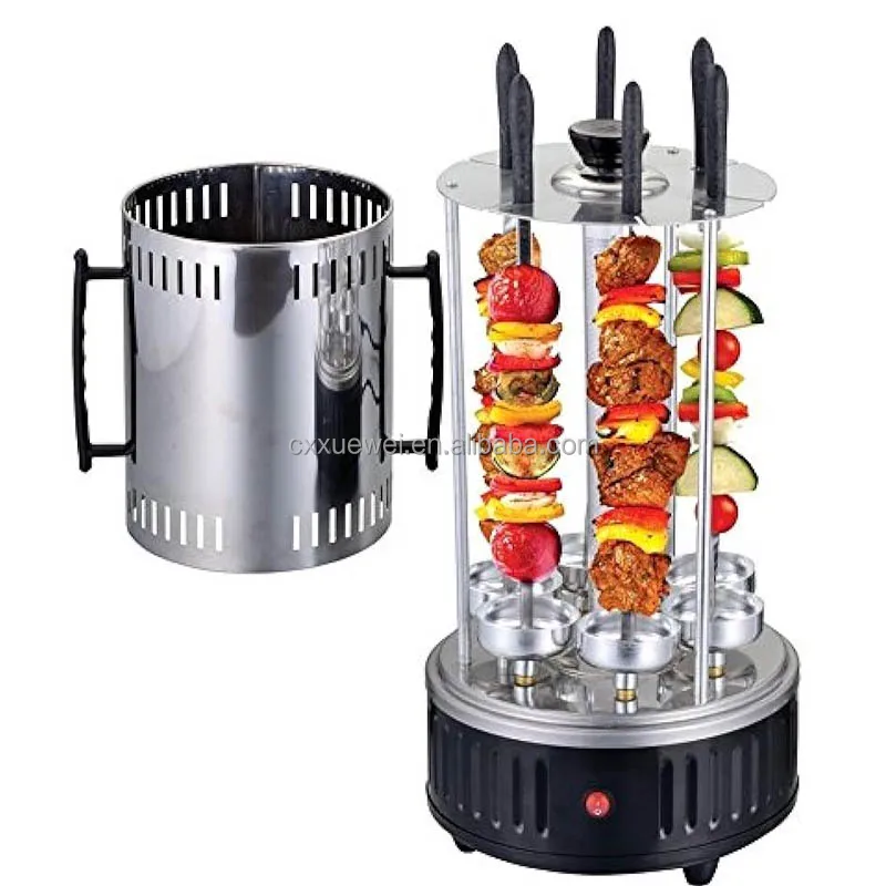 Multi-function Vertical Rotisserie Oven 1100w,Electric Grill Smokeless ...