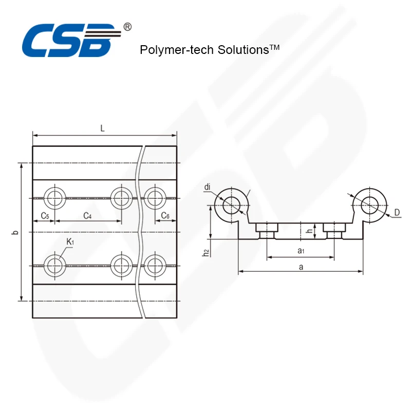 Dual Guide Rails - Lightweight, Noise-Free, and Easy Install