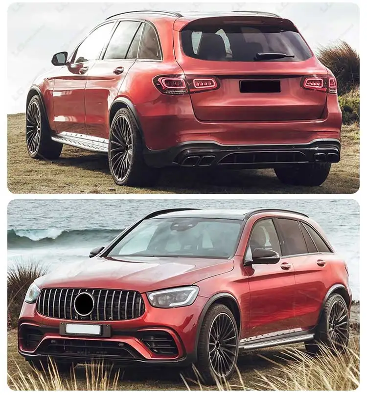 Body Kit for Mercedes Benz GLC Class 2021 X253 to GLC63 Front Bumper ...