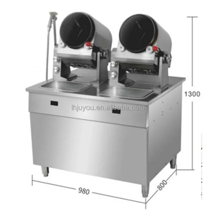 220V 5kw Commercial Electric Intelligent Stir Frying Machine