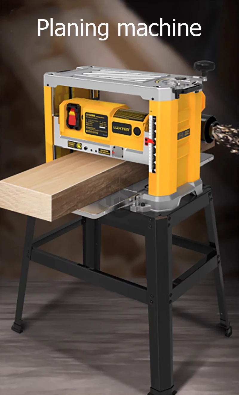 6 Inch Commercial Portable Wood Planer Surface Planner 2 1/3 Max ...