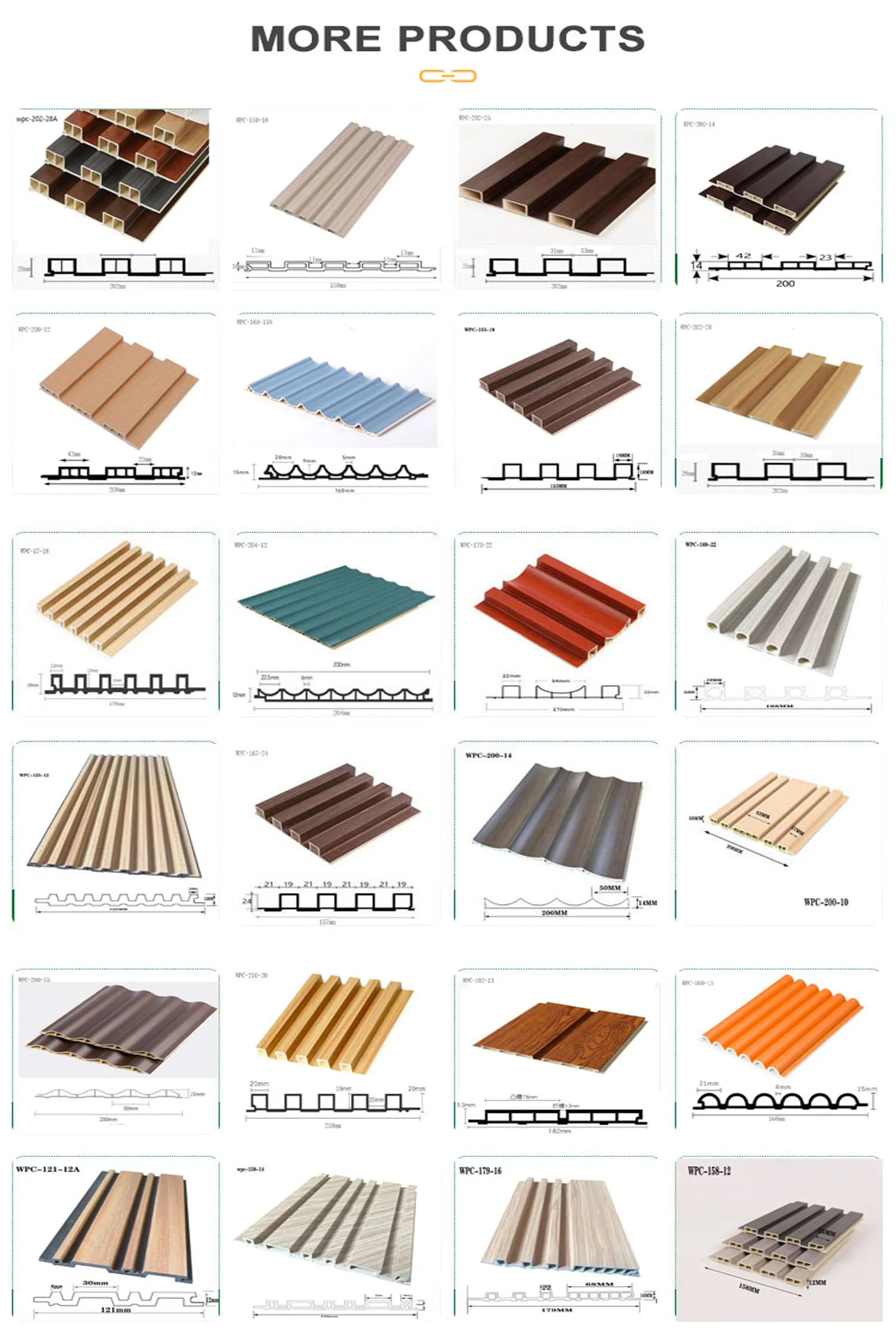 Great Wall Panel Interior Decoration Classic Wpc Bamboo Fiber Fluted ...