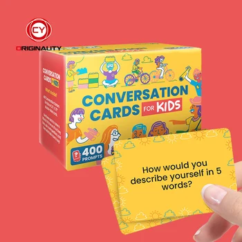 Games Box Custom Family Starter Conversation Cards For Kids - Buy ...