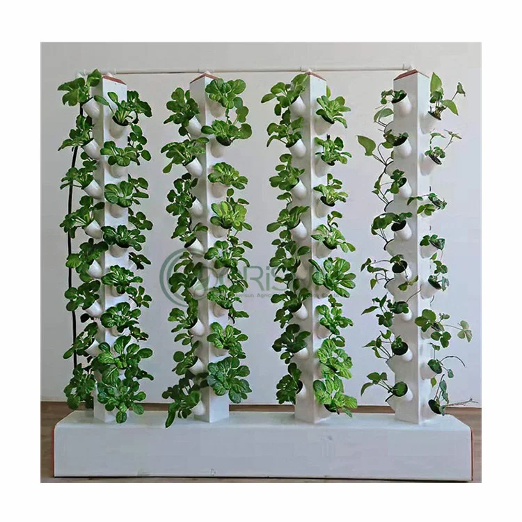 Compost PVC Pipe Aeroponics Tower for Vertical Farming – Easy Growing ...