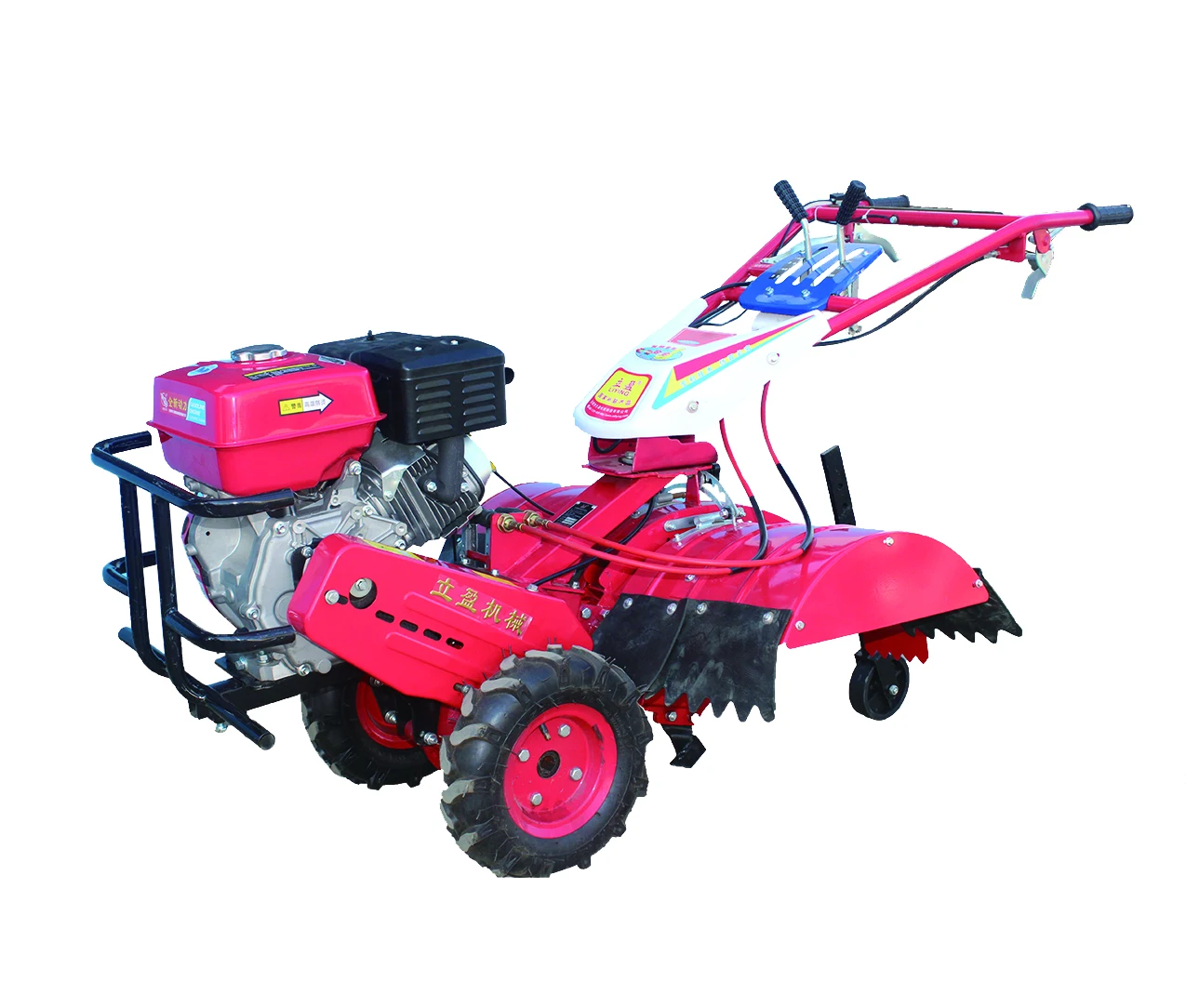New Small Fully Automatic Garlic Micro-processing Combine Gasoline ...